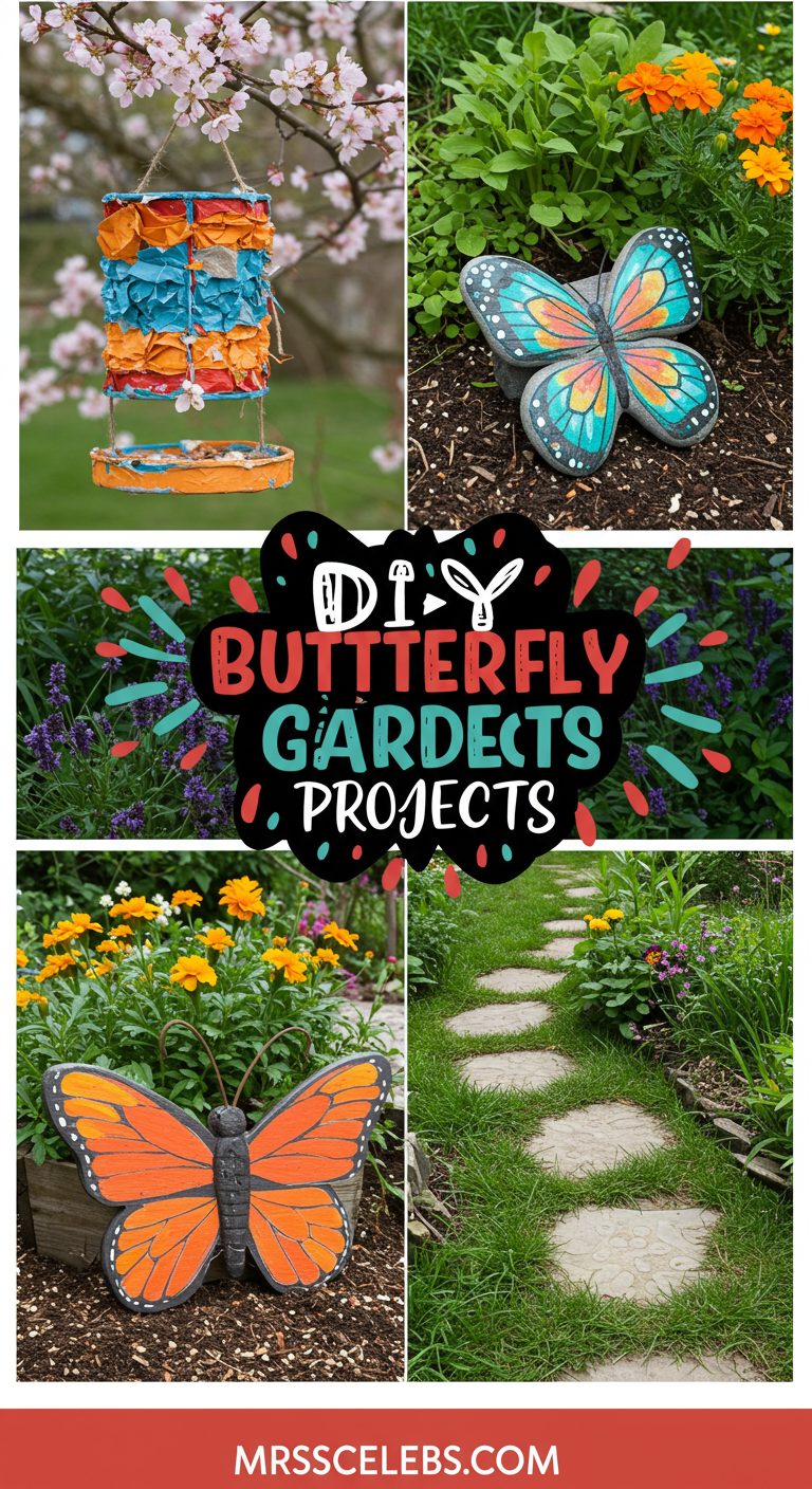 DIY Butterfly Garden Projects Ideas