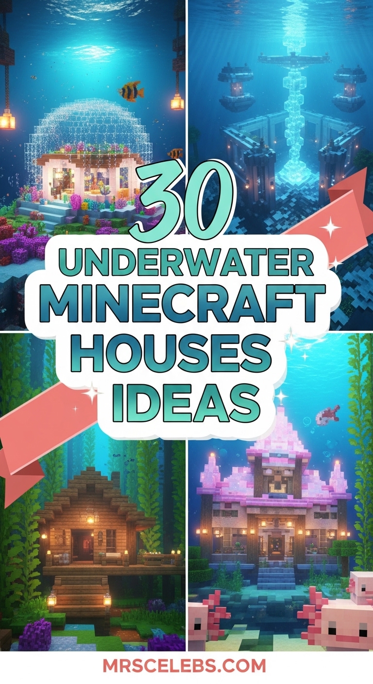UNDERWATER MINECRAFT HOUSES IDEAS