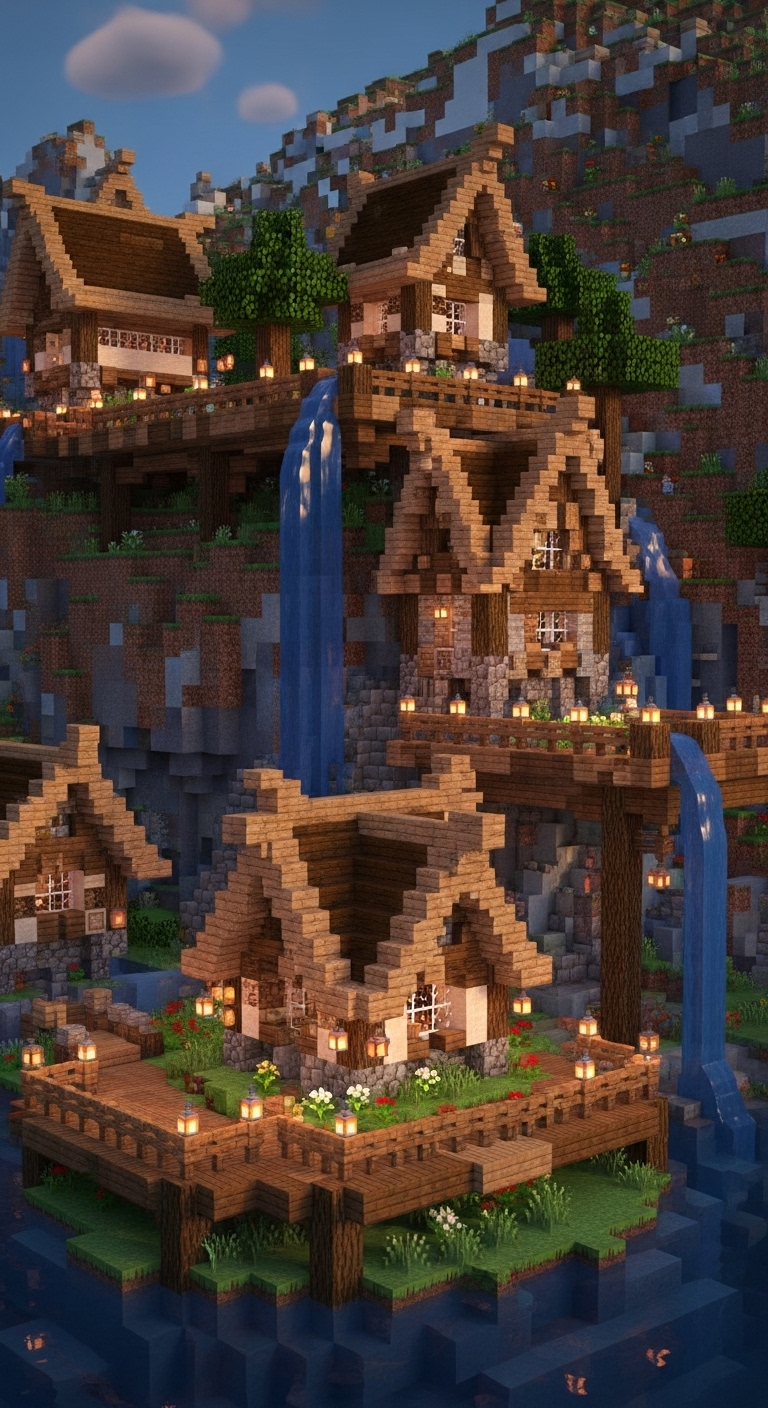 MINECRAFT VILLAGE LAYOUT IDEAS