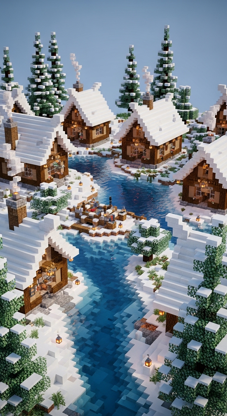 MINECRAFT VILLAGE LAYOUT IDEAS