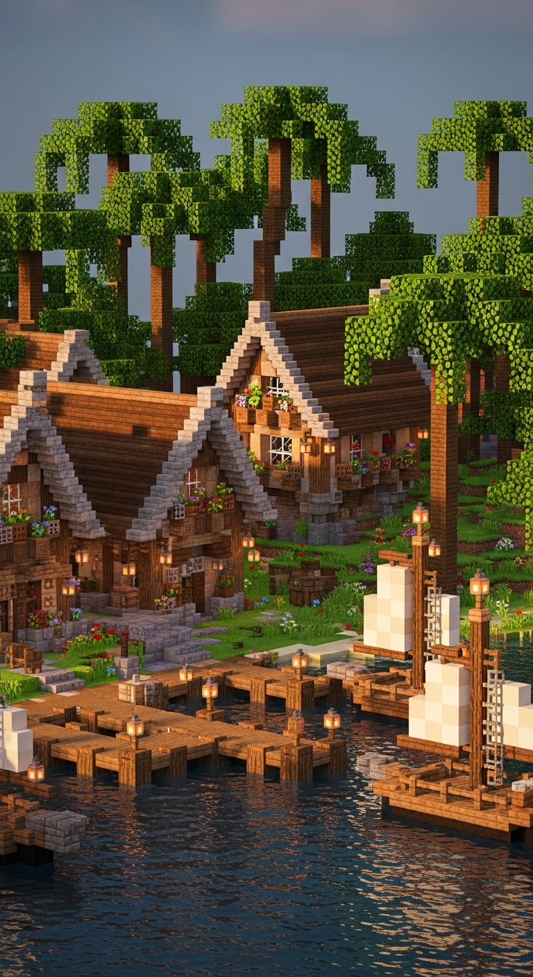 MINECRAFT VILLAGE LAYOUT IDEAS