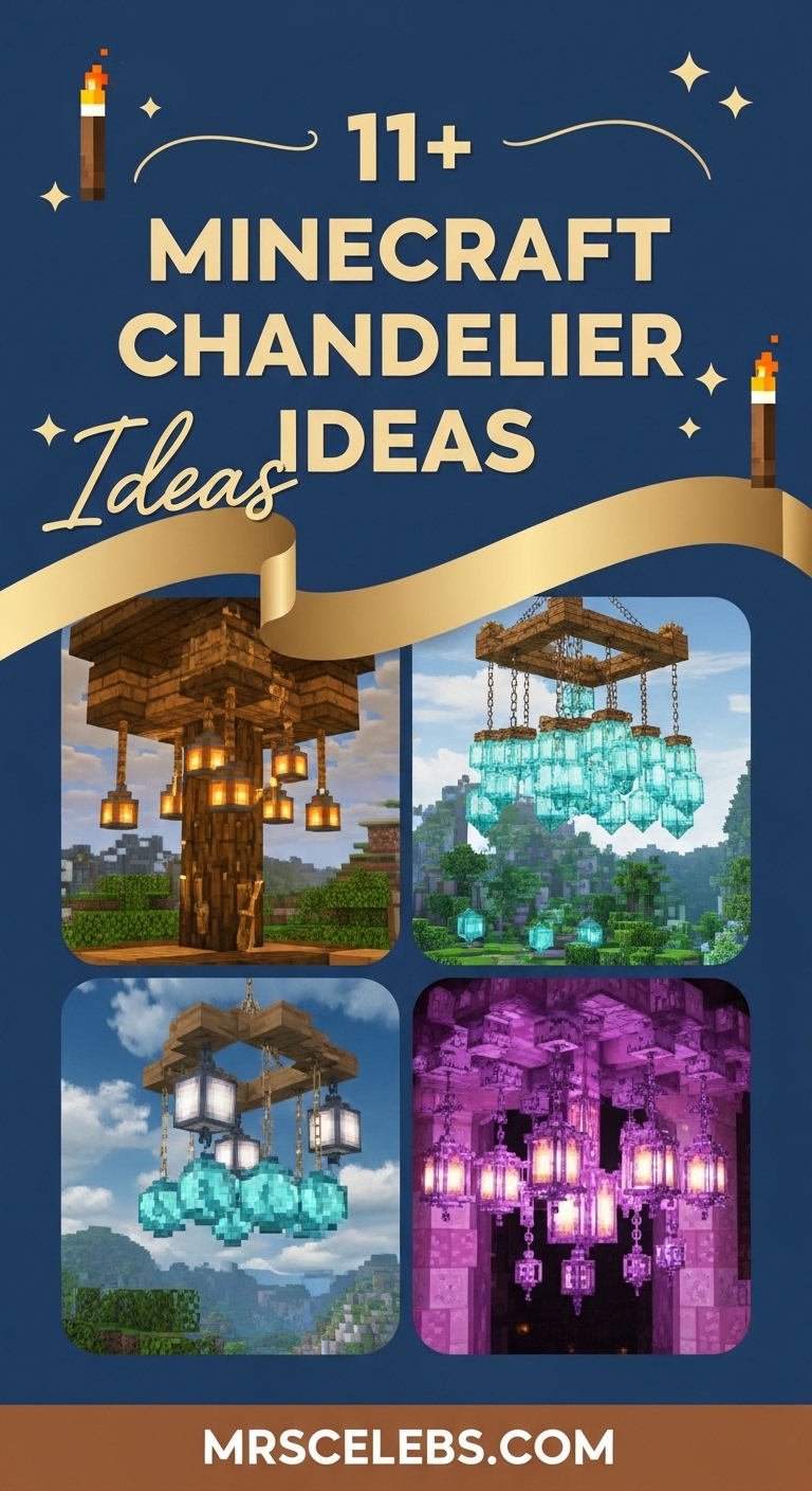 11 MINECRAFT CHANDELIER IDEAS