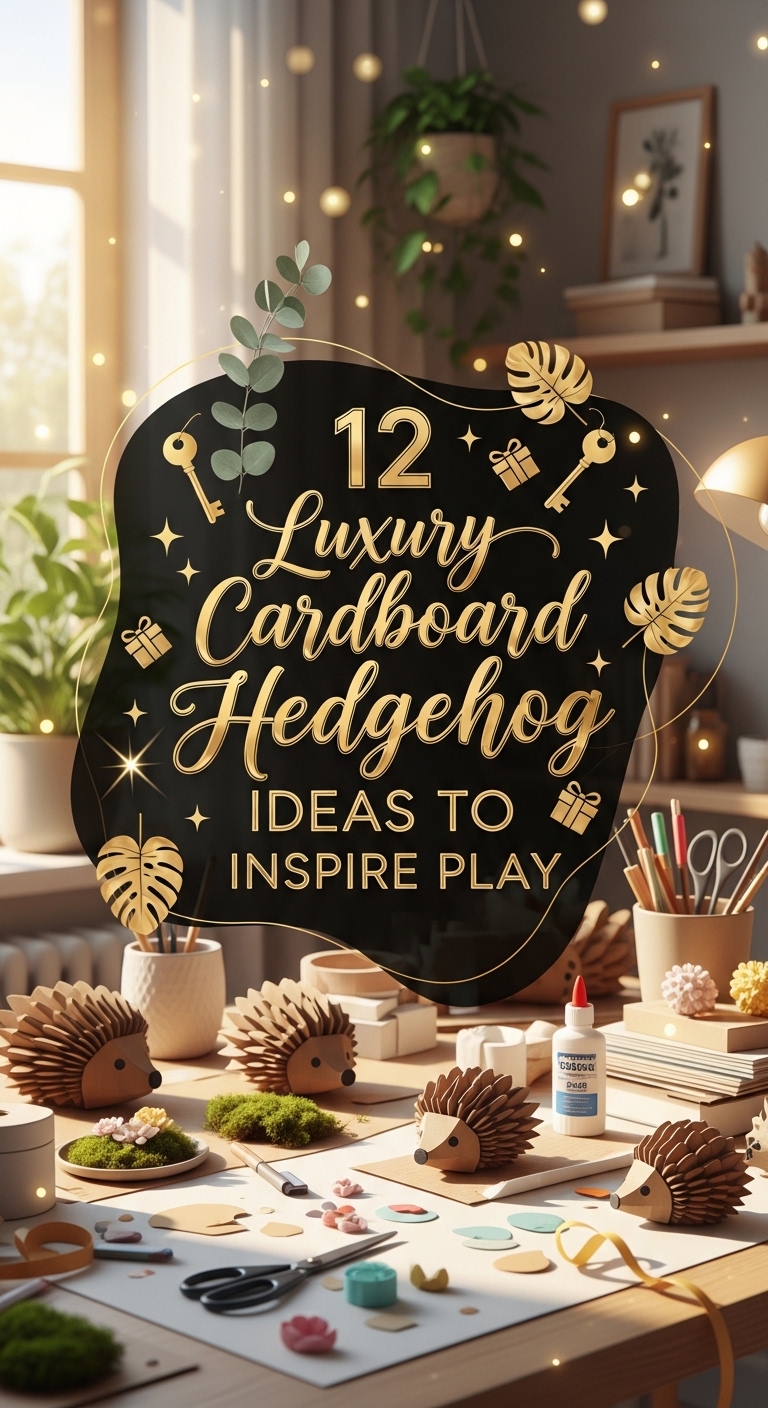 12 Luxury Cardboard Hedgehog Ideas to Inspire Play