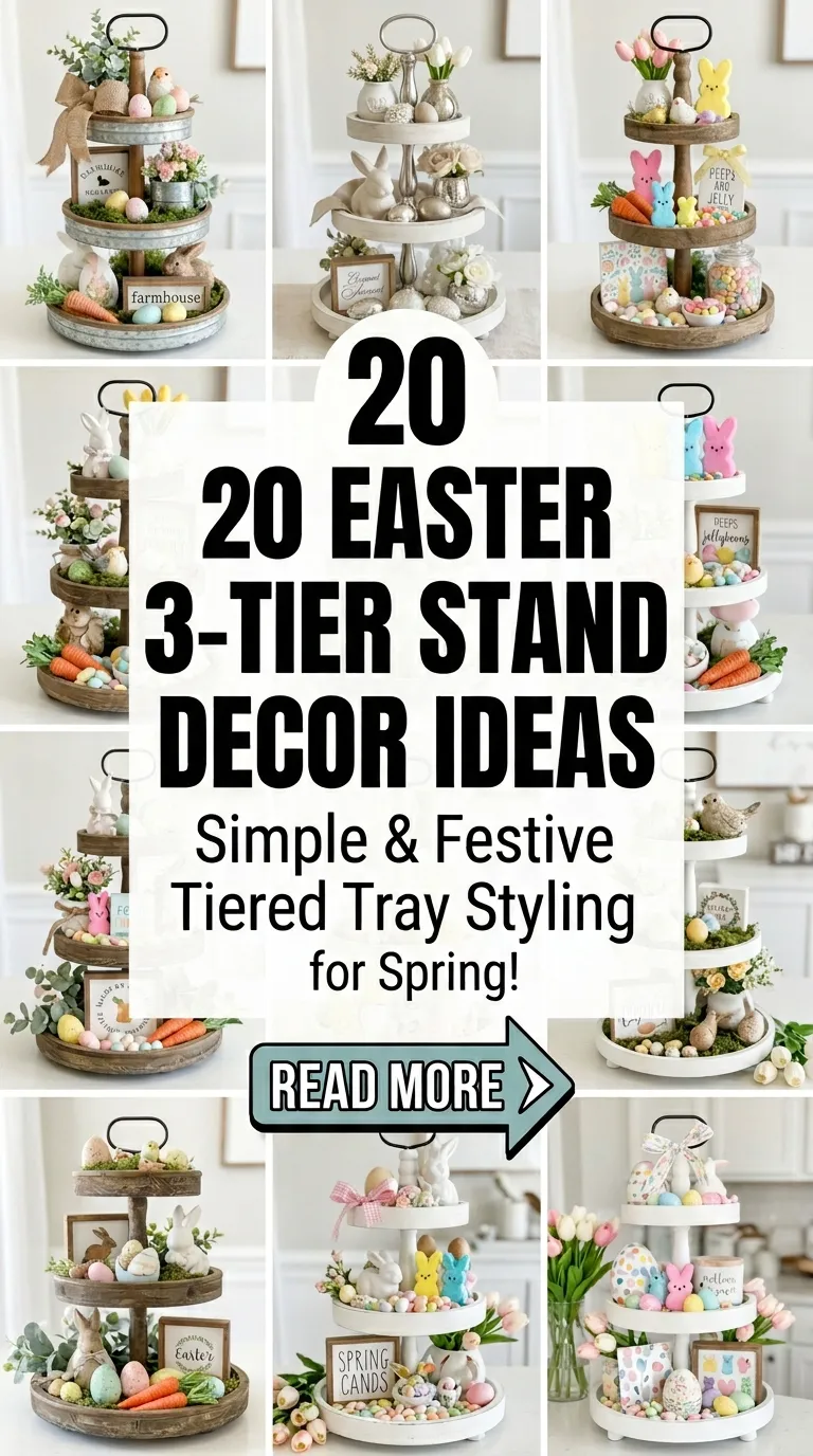 20 Easter 3-Tier Stand Decor Ideas