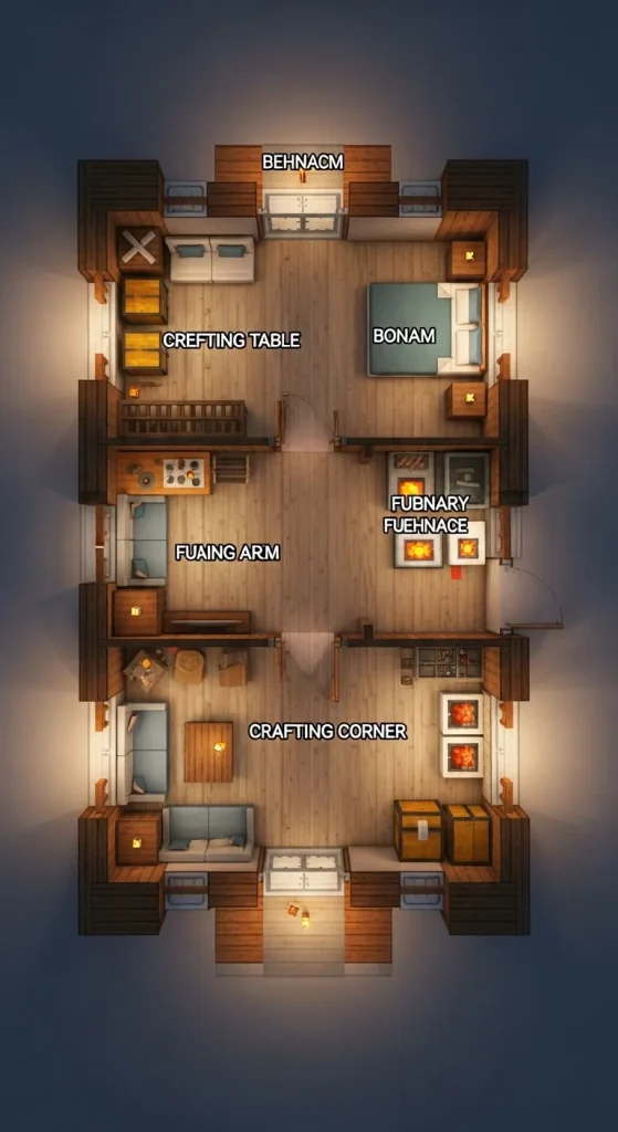 20 Minecraft House Layouts Floor Plans